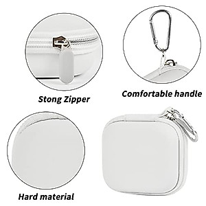 Earbud Case Compatible with Bose QuietComfort Earbuds II/for AirPods, Wireless, Bluetooth, Noise Cancelling in-Ear Headphones Cover Holder Storage Fits for USB Cable, Earplugs (Box Only) (White)