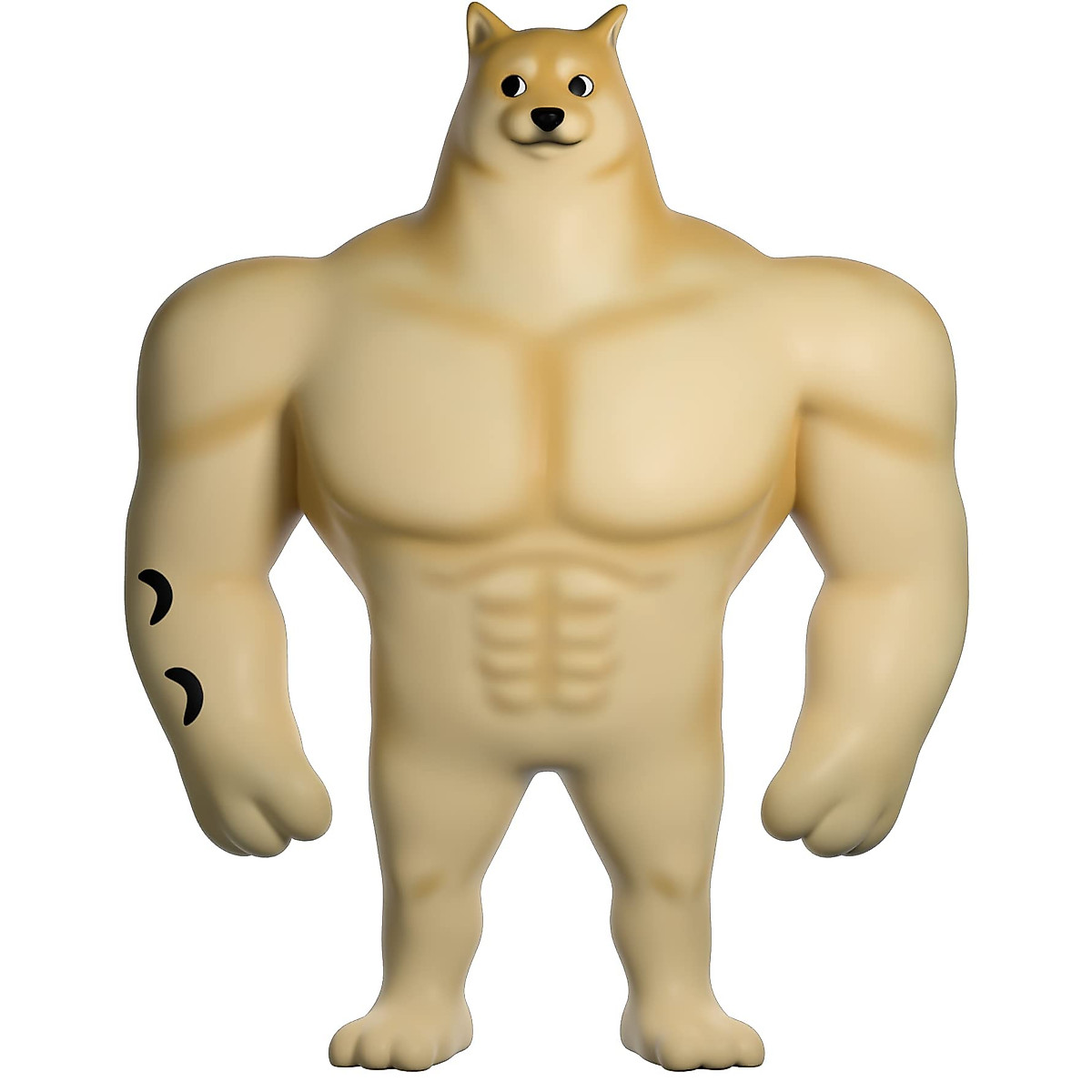 You Tooz Swole Doge 5' Tan Vinyl Figurine - Meme Collection