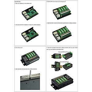 CZH-LABS RPi Screw Terminal Block Breakout Module with Aluminum Enclosure. for Raspberry Pi 1 2 3 Model B/B+