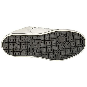 DC Men's Pure Casual Low Top Skate Shoe, White/Battleship/White, 8.5 D D US