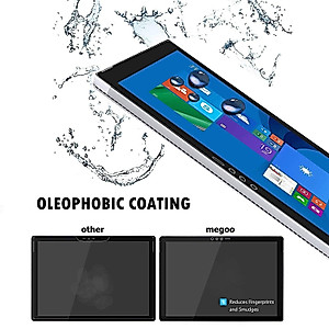 Megoo Screen Protector for Surface Pro 6 12.3 Inch,Tempered Glass/Easy Installation/Scratch resistant, Also Compatible for Microsoft Surface Pro 5 (2017) / Pro 4