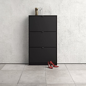 9 Pairs Manufactured Wood Shoe Storage Cabinet