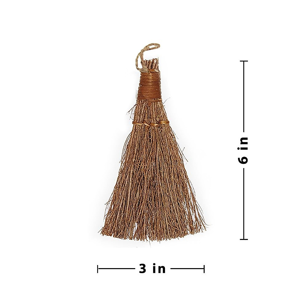 Pumpkin Spice Scented Broom (6-Pack) - 6" Heather Broom - Holiday Decor