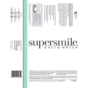 Supersmile Extra Whitening Pre-Rinse - Clinically Formulated Pre-Brush Dental Mouthwash, 16 Fl. Oz (1-Bottle)