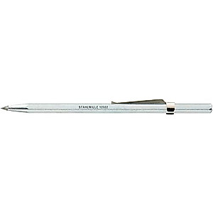 Stahlwille 77100001 Tungsten Carbide Scribing Iron - Straight Shape, Stable Shaft, Carbide Tip, Extremely Durable - Length 150mm, Weight 40g, Made in Germany