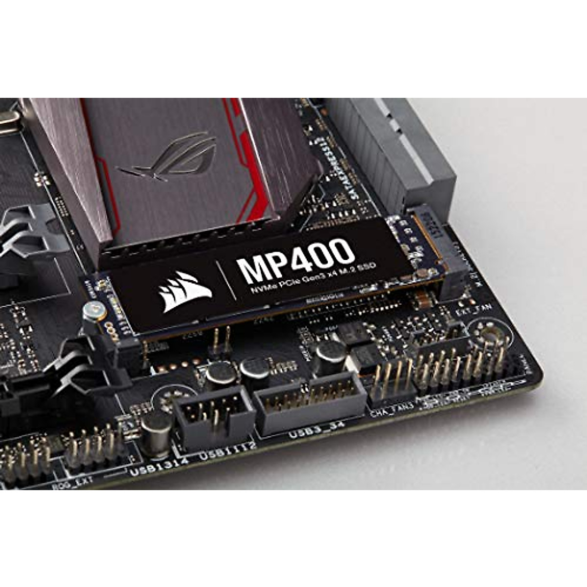 Corsair MP400 8TB M.2 NVMe PCIe x4 Gen3 SSD (Sequential Read Speeds of up to 3,480 MB/s, Write Speeds of up to 3,000 MB/s, High-Density 3D QLC NAND) Black