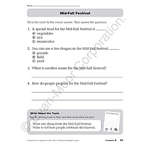 Evan-Moor Non-Fiction Reading Practice, Grade 1