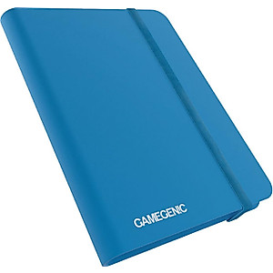 Gamegenic Casual Album, Blue, Holds up to 160 Cards, Polyvinyl Chloride