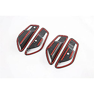 HIGH FLYING for Hyundai Tucson 2022 2023 Car Accessories Door Handle Bowl Cover ABS Carbon Fiber Grain 4pcs