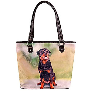 Montana West Pet Collection Canvas Tote - Rottweiler