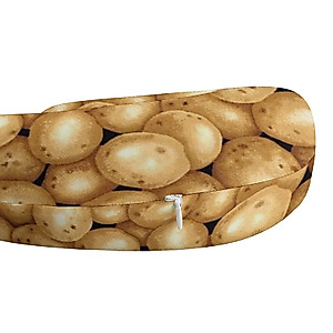 CTOITLKF Travel Pillow, Fresh Potatoes Neck Pillow for Traveling, Memory Foam Portable Support Pillow Sleeping Rest Cushion