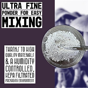 Ultra-Fine Food Grade Gypsum for Mushroom Substrates, Brewing, Tofu - No Additives, 97% Calcium Sulfate 22.5% Calcium (Ca) 18% Sulfur (S) - Packaged in HEPA Enclosure