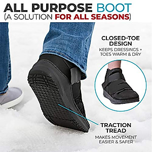 BraceAbility Closed Toe Medical Walking Shoe - Lightweight Surgical Foot Protection Cast Boot with Adjustable Straps, Orthopedic Fracture Support, and Post Bunion or Hammertoe Surgery Brace (M)