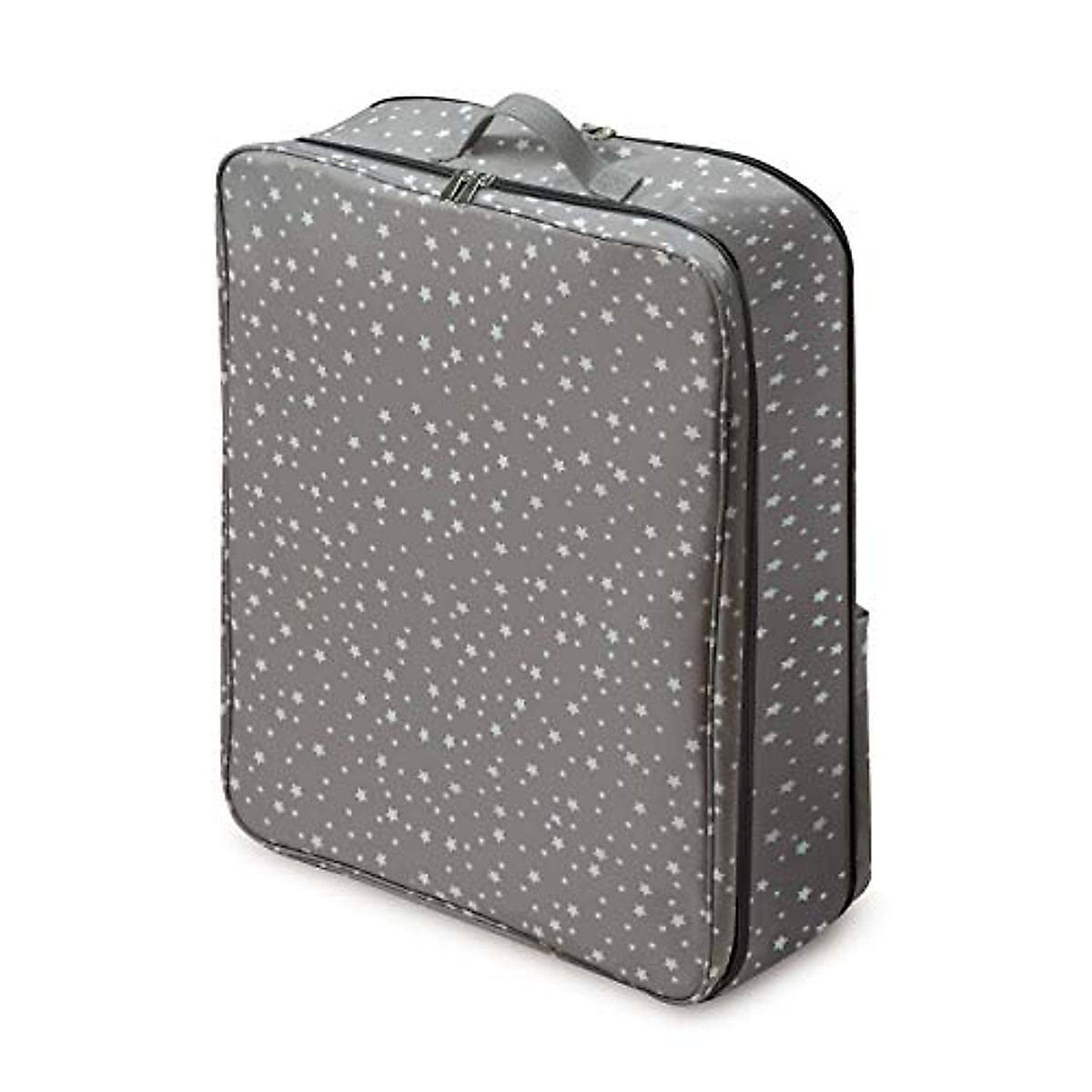 Badger Basket Pack Pretty Double Doll Carrier with Two Sleeping Bags for 18 inch Dolls - Gray/Stars