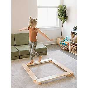 Piccalio® Acrobat | Wooden Montessori Gymnastics Balance Beam | Balance Board | Balancing Toy | Ages 18mo to 8yr
