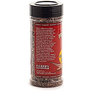 Fluker's Freeze Dried Crickets Reptile Food 1.2oz - Includes Attached DBDPet Pro-Tip Guide