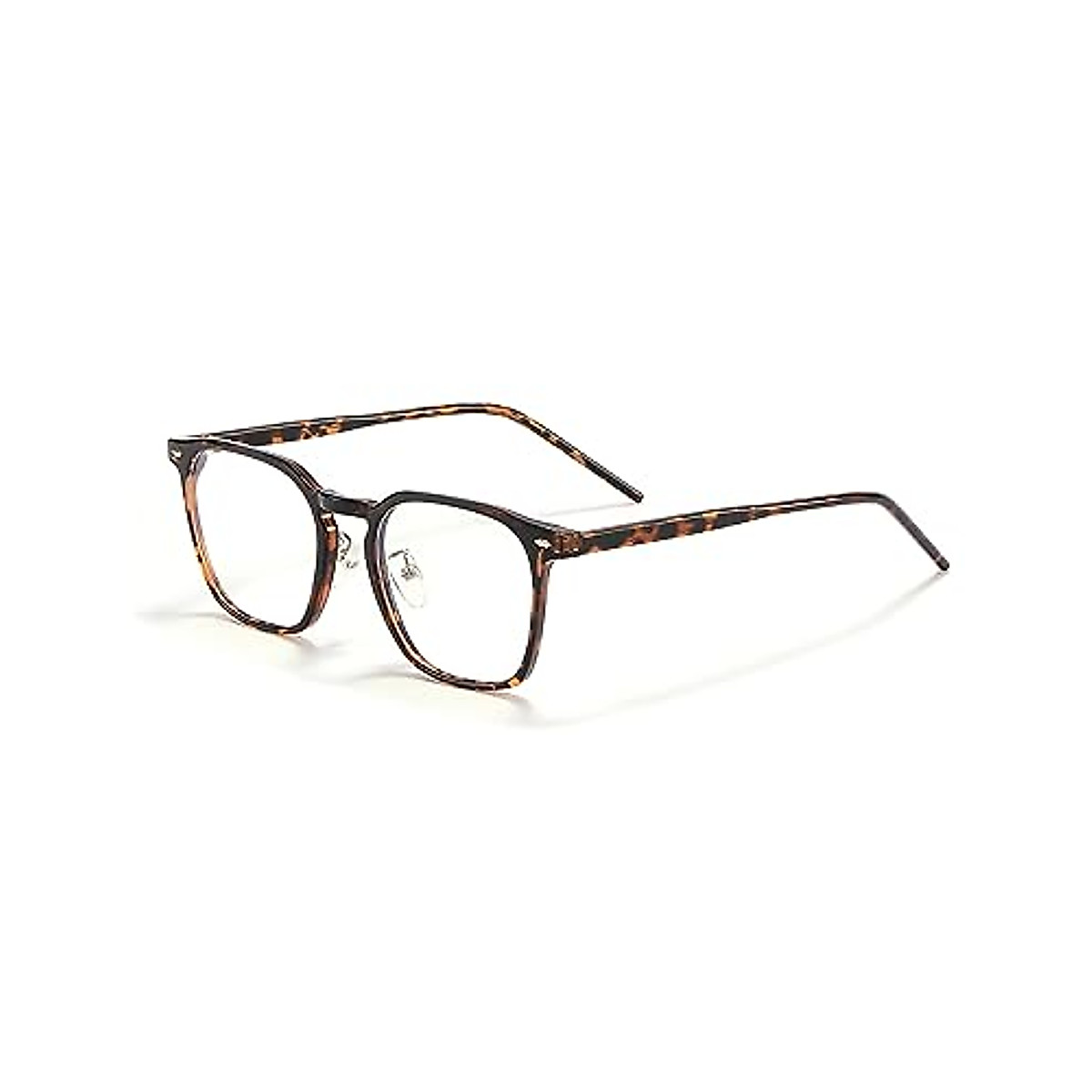 Baililai Blue Light Blocking Glasses - Lightweight Eyeglasses with Blue Ray Filtering for Computer Gaming (17131) (tortoiseshell-C7)