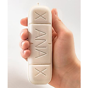 Xanax Pill Anti-Stress Soy Candle - Enjoy Natural Relaxation, Romantic Soft Glow, Impressive Realistic Detail. Aesthetic Home Decor, Living Room, Bedroom. Cute Funny Novelty Gift, 5.1 x 1.5