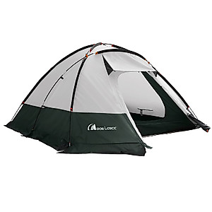 Moon Lence 4 Person Tent Waterproof PU2000mm Camping Tent Lightweight Family Camping Tent Double Layer Easy Set Up, Tent for Camping Hiking Picnic Travelling
