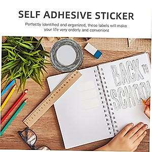 TEHAUX 2 Sets Label Gift Stickers Present Tags Sticker Barcode Gift Tags Stickers Gift Tag Sticker Adhesive Gift Tags Candy Stickers Price Tags D11 Cable Office Supplies Paper