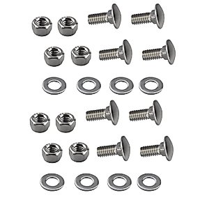 784-5581A Carriage Bolts Nuts for Shave Plate Scraper Bar (5/16-18) 5/8" 8pc