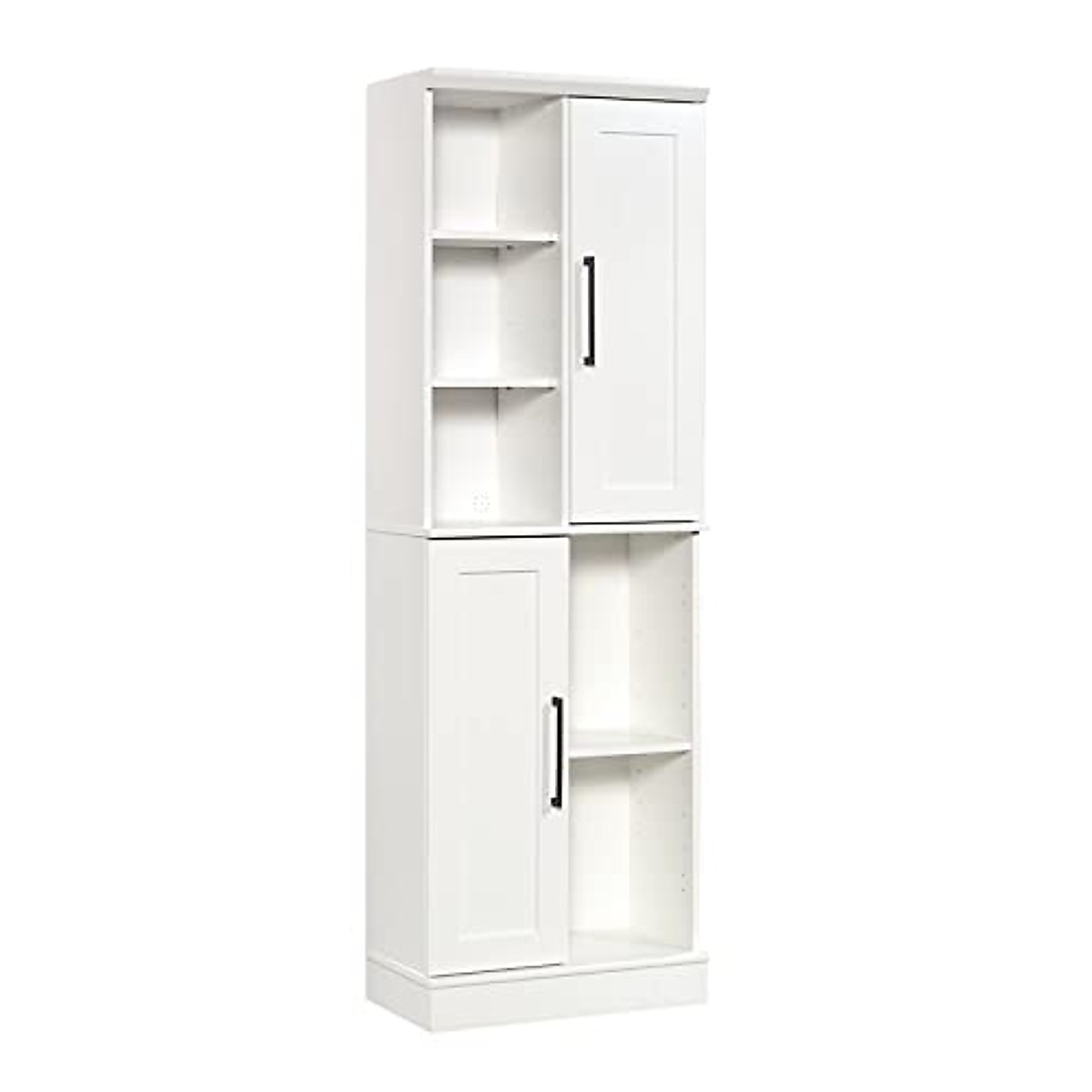 Sauder HomePlus 2-Door Storage Cabinet in Soft White, Soft White Finish