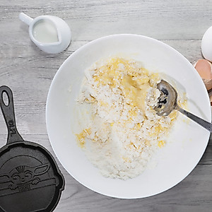 Ross Acquisition Inc. Star Wars DIY Pancake Making Kit,Mandalorian The Child and Darth Vader Shaped Cast Iron Skillets with Mix for Pancakes,Baking Gift Sets,Set of 2