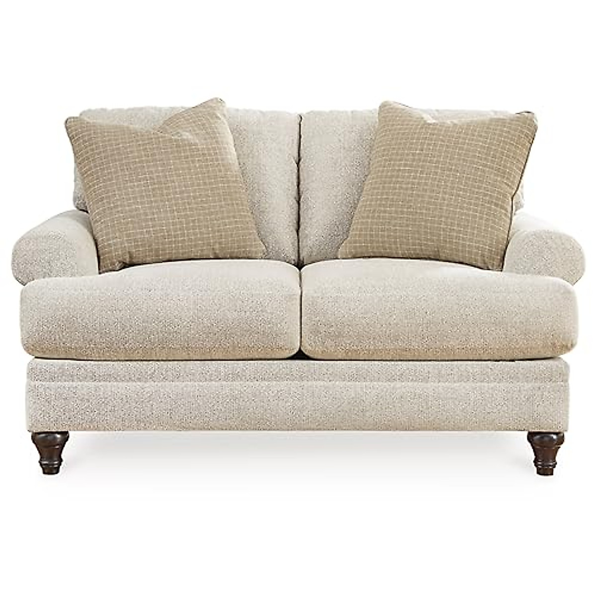 Signature Design by Ashley Valerani Classic Loveseat for Living Room, Beige