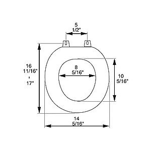 Deluxe Regency Blue Wood Round Toilet Seat