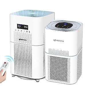 2 pcs HEPA Air Purifiers for Home Large Room, CADR 400+ m³/h up to 1720sqft + CADR 300+ m³/h up to 1290sqft…