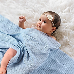 6 Pcs Baby Wrap Newborn Baby Knit Stretch Wrap Baby Blankets Unisex Newborn Photography Wraps Props Baby Swaddle Wrap Nursery Swaddling Blankets Receiving Blankets for Infant Babies, 64 x 16 Inch