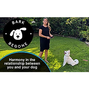 Bark Begone Dog Trainer| Anti Barking Dog Device| The Original Ultrasonic Emitter for Aggressive or Wild Dogs| No Collar Required| Lightweight, Durable| 70 ft Range| Correct Poor Behavior