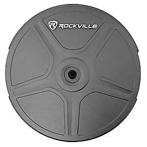 Rockville RockGhost Active Powered 8" Hidden Car Subwoofer Sub For 15"/16"/17" Full Size Spare Tire