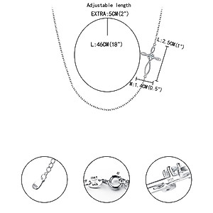 EVER FAITH 925 Sterling Silver CZ Jewelry Religious Church Sideways Celtic Knot Cross Choker Necklace for Women