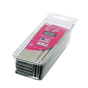 Senco A801009 18 Gauge by 1/4-inch Crown by 1-inch Leg Electro Galvanized Staples (900 per box)