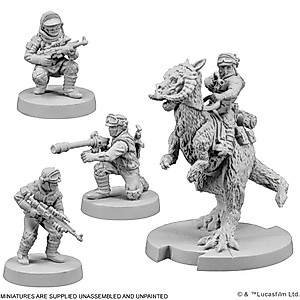 Star Wars: Legion Echo Base Defenders Battle Force Starter Set - Lead The Rebel Alliance! Tabletop Miniatures Strategy Game, Ages 14+, 2 Players, 3 Hour Playtime, Made by Atomic Mass Games
