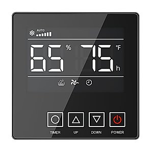 Moiswell Digital Humidity Remote Controller for Crawl Space Commercial Dehumidifier, Temperature, Timer, Adapt Humidity Level for Model MP70|M145|XP235