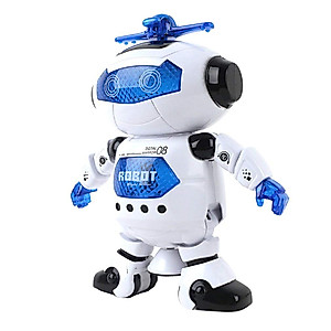 360 Rotating Smart Space Dance Robot Electronic Walking Toys