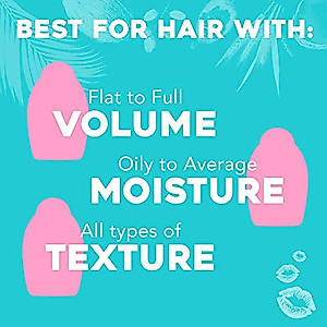OGX Kandee Johnson Collection Mermaid Moisture Deep Conditioning Hair Mask for Color-Treated Hair, Sulfate-Free Surfactants Moisturizing Treatment for Dry Damaged Hair, 6 oz, Floral