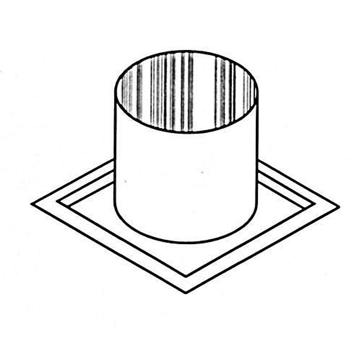 Superior FST30 Firestop Thimble (Use When offsetting Through a Joist)