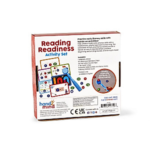 hand2mind Reading Readiness Activity Set, Magnetic Wands and Chip Set, Learn to Spell for Kids, Spelling Toys, CVC Words for Kindergarten, Learning Letters, Science of Reading Manipulatives