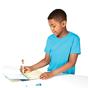 Melissa & Doug On the Go Game On! Reusable Games Wipe-Off Activity Pad Reusable Travel Toy with 2 Dry-Erase Markers - FSC Certified