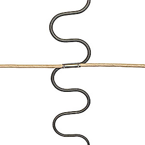 House2Home Upholstery Stay Wire for Sofa Furniture Springs, 20ft with 40 Clips, 16 Gauge, Includes Instructions