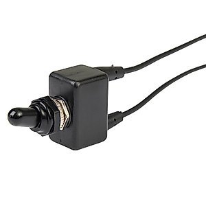 BEP 1002016 SPST PVC Coated Toggle Switch With Wire Leads - Off/On