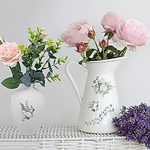 3 Sheets Rub on Transfers for Furniture, Farmhouse Rub on Transfers for Crafts, Furniture Rub on Transfer Stickers for Wood Home Decor Transfers, Blessings from The Eucalyptus (5.9" x 11.8")