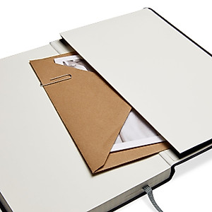 Amazon Basics Classic Notebook, 240 Pages, Hardcover - 5 x 8.25-Inch, Line Ruled Pages