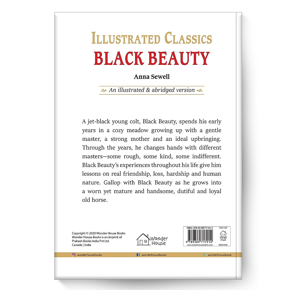 Illustrated Classics - Black Beauty: Abridged Novels With Review Questions