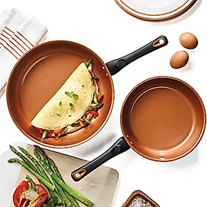 Farberware Glide Nonstick Frying Pan / Fry Pan / Skillet - 10 Inch, Black