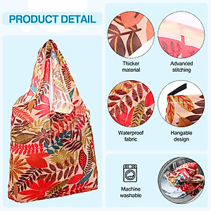 Paterr 50 Pack Reusable Grocery Bags Foldable Shopping Bags Bulk Washable Grocery Tote with Carry Pouch for Groceries(Classic)