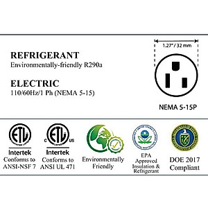 Kratos Commercial Refrigerator - Premium 2 Solid Doors Reach-in Refrigerator 54" W, 49 Cu Ft Stainless Steel (69K-888HC)